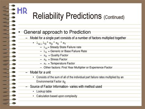 Reliability Calculations Ppt Download
