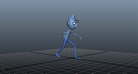 3d Modeling Ii Final Walk Cycle
