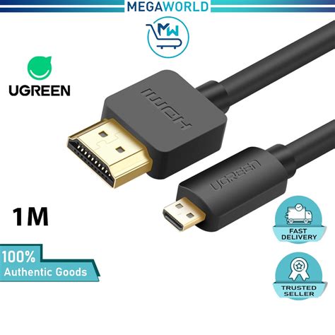 UGREEN Micro HD MI Port To HD MI Cable Male To Male High Speed HDMI