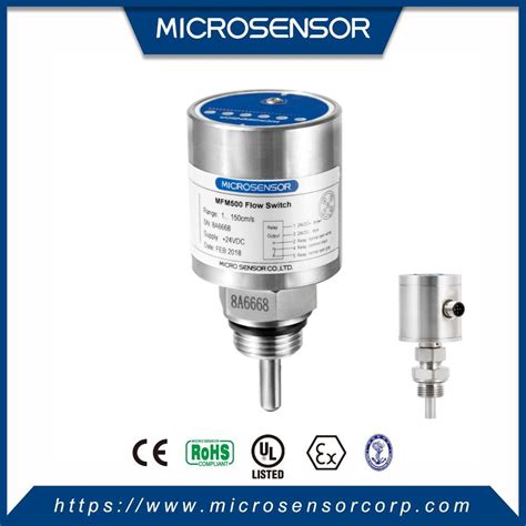 MicroSensor MFM Accurate LED Display Flow Switch For Water Liquds Flow Measurement Flow