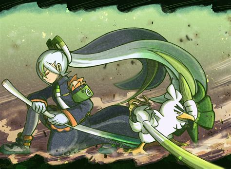 Hatsune Miku Sirfetchd And Fighting Miku Pokemon And 2 More Drawn By Shuri Syurigame