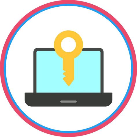 Computer Keys Flat Circle Icon 43585370 Vector Art At Vecteezy