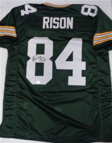 Lot Detail Andre Rison Autographed Custom Jersey W Sb Champs