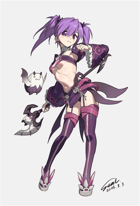 Aisha Landar Void Princess And Angkor Elsword Drawn By Airseal