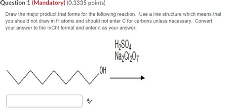 Solved Question 1 Mandatory 0 3335 Points Draw The Major