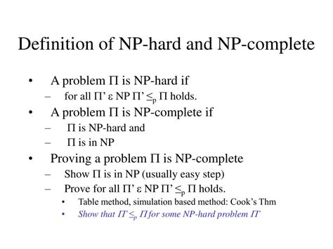 Ppt Np Complete And Np Hard Problems Powerpoint Presentation Free