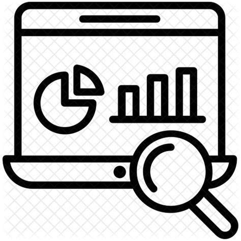 Analytical Processing Icon Download In Line Style