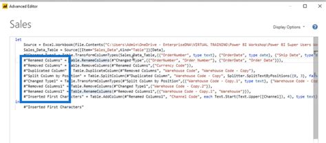 Beginners Guide To The M Code In Power Bi Master Data Skills Ai