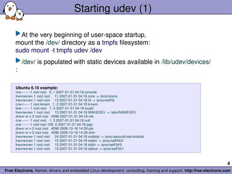 hotplugging with udev michael opdenacker free electrons ppt download