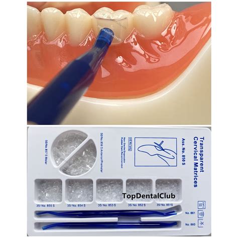 HoubIII Original 1Kit Dental Transparent Cervical Matrices Composite