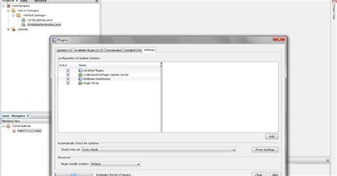 Corrige mi código fuente Como configurar netbeans para ver todos los plugins