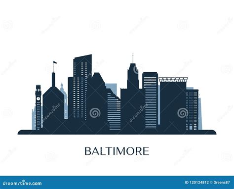 Baltimore Skyline Sketch Vector Illustration 31854730