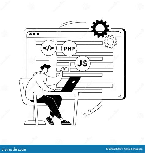 advanced computer skills abstract concept vector illustration stock vector illustration of