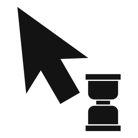 Premium Vector Cursor Wait Web Icon Simple Illustration Of Cursor Wait Web Vector Icon For Web