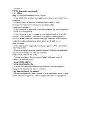 Lab7 Pdf Lab Work 7 TCP IP Diagnostic Commands Part 1 Ping Ping Is