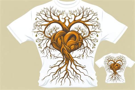 Premium Photo An Intricate Tree With Roots Forming A Heartbeat Pattern