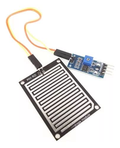 Sensor de agua lluvia y líquido Pingos y cable para Arduino MercadoLibre
