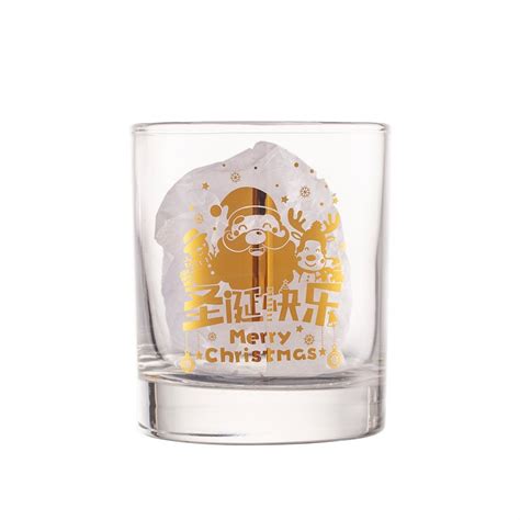 Christmas Whiskey Glasses 14oz Drinking Glasses Sets Dm Glassware