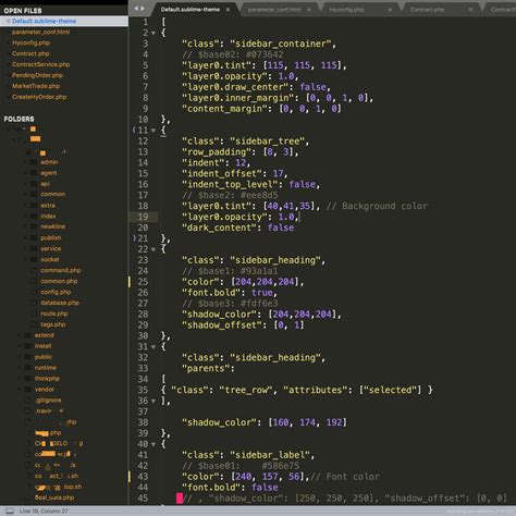 sublime text3 修改侧边栏颜色 g4vin 的博客 csdn博客
