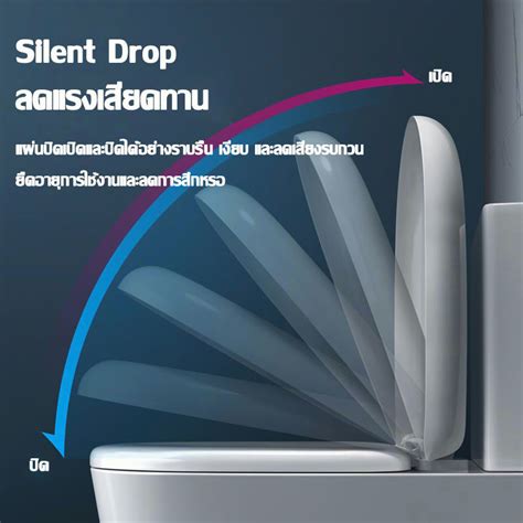 ฝารองนั่งชักโครก รุ่น ราคาถูกฝาชักโครกสวยๆ ใช้ได้ทั้งชักโครกราดน้ำและแบบมีถังน้ำด้านหลัง