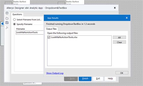 Solved Output File Name Based On Dropdown Or Textbox Alteryx Community