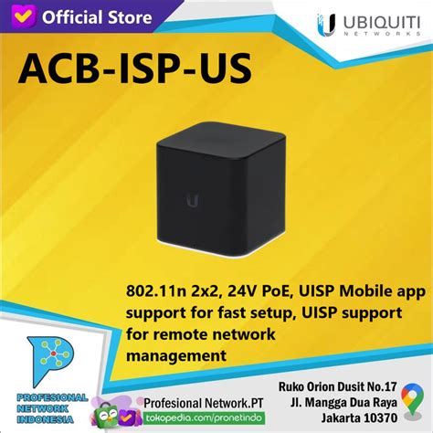 Jual Ubiquiti Acb Isp Us Uisp Aircube Isp Access Point Jakarta Pusat Profesional Network Pt