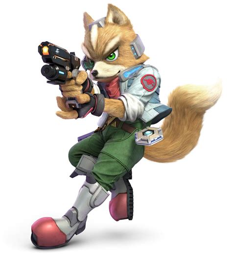 Fox Mccloud From Super Smash Bros Ultimate Illustration Artwork