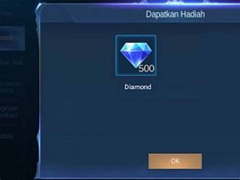 Cara Mendapatkan 500 Diamond Mobile Legends Ml Gratis Dengan Aplikasi