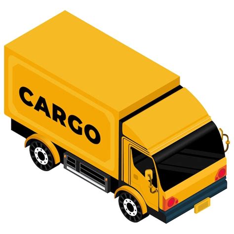 Premium Vector Isometric Cargo Truck Collection