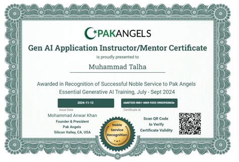 muhammad talha on linkedin generativeai aitraining pakangels