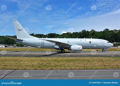 A47 008 Royal Australian Air Force Boeing P 8A Poseidon Editorial Photo