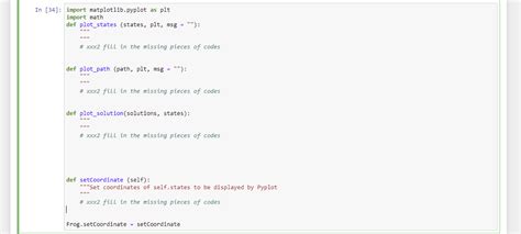 Given The Following Code Implement The Function