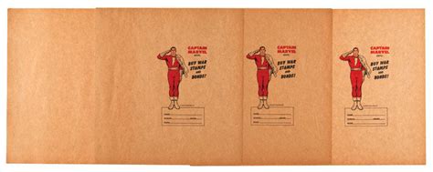 Hakes Captain Marvel World War Ii Book Cover Trio