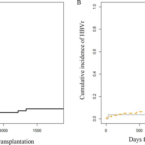 Cumulative Incidence Of Hepatitis B Virus Reactivation Hbvr With