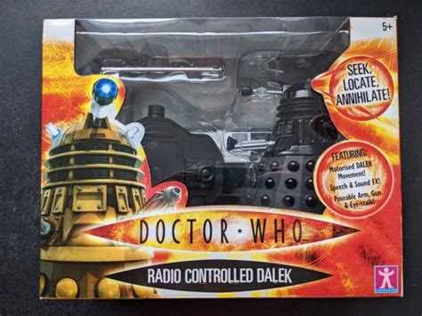 DOCTOR WHO BLACK Dalek Sec Remote Radio Controlled Light Sound 5