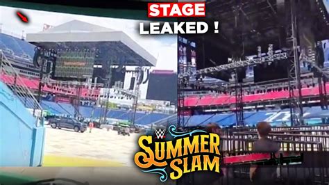 Final Look At Wwe Summerslam 2022 Stage Constructionset Up 43 Off