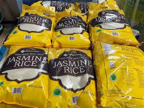 8 Bags Of Jasmine Rice 25lb Per Bag Earls Auction Company