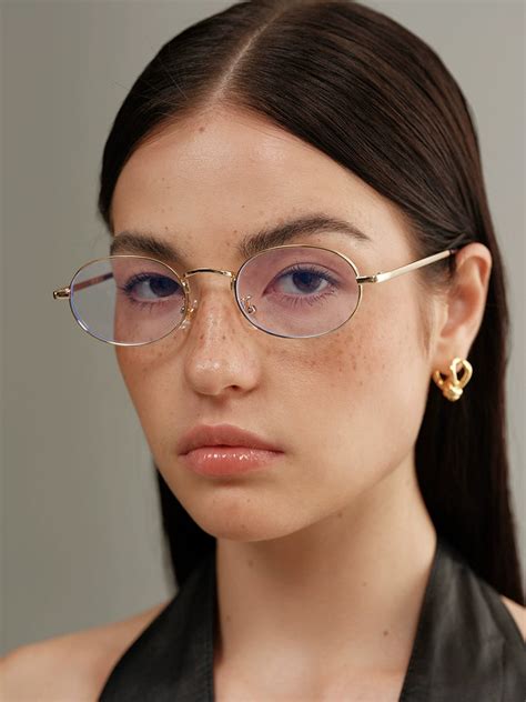 Oval Metal Glasses Luna Pixie
