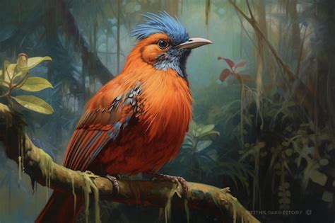 Premium Ai Image National Bird Of Lew Chew Loochoo