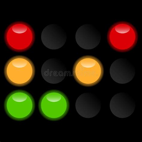traffic light traffic lamp semaphore icon illustration stock vector