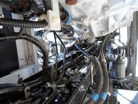 Electrical Harnesses Tubes And Hoses Inside The Frame Of A Commercial