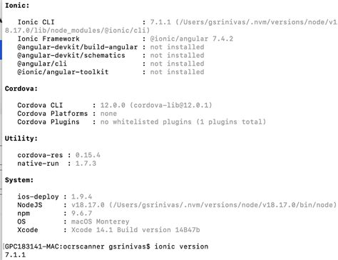 How To Fix This Npm Error Installing Camera Module Ionic Angular
