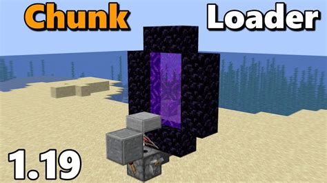 Minecraft Simple 121 Chunk Loader Youtube