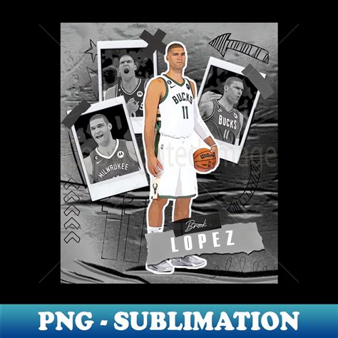 Brook Lopez Basketball Paper Poster Bucks 5 Instant Sublim Inspire Uplift