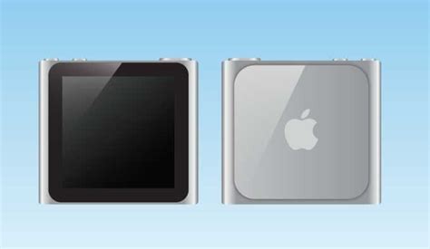 Ipod Nano Silver Vector Ai Uidownload