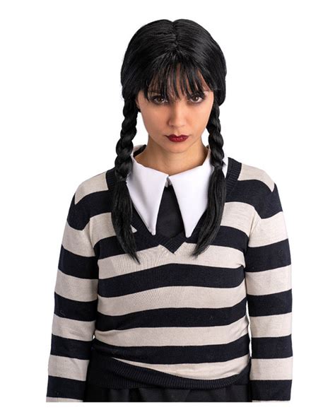 Gothic Girl Wig With Bangs And Braids Buy Now Horror