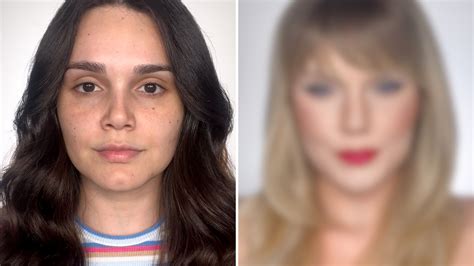 Uau A maquiadora Letícia Gomes se transforma em Taylor Swift