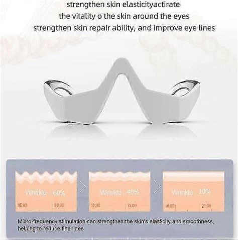 Under Eyes Red Light Therapy Massager Glasses Microcurrent Beauty