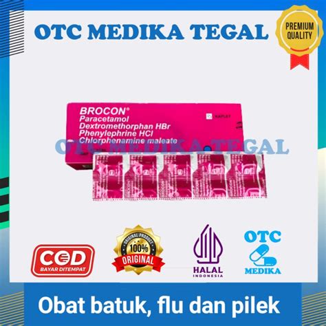 Jual Brocon Strip 10 Kaplet Obat Batuk Flu Dan Pilek Shopee Indonesia