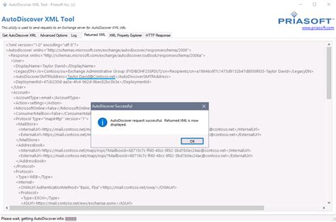 accessing the autodiscover xml microsoft qanda